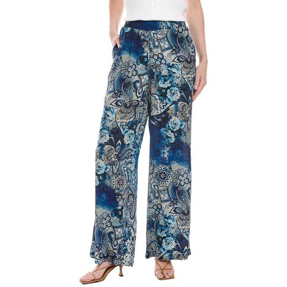 Johnny Was | Pants & Jumpsuits | Johnny Was Womens Smocked Waist Silk ...
